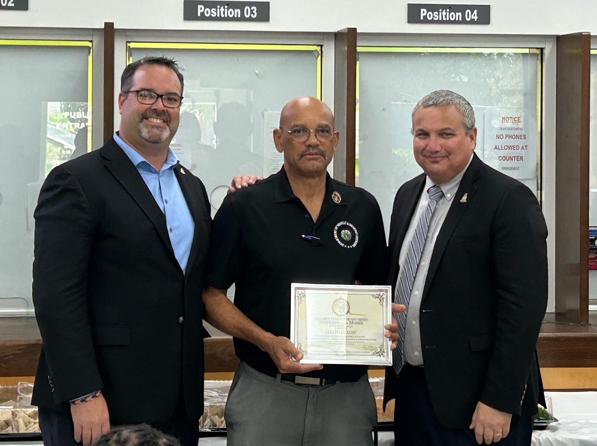 Mr. David Dixon Recognized as Deputy Governor's Employee of the Month ...
